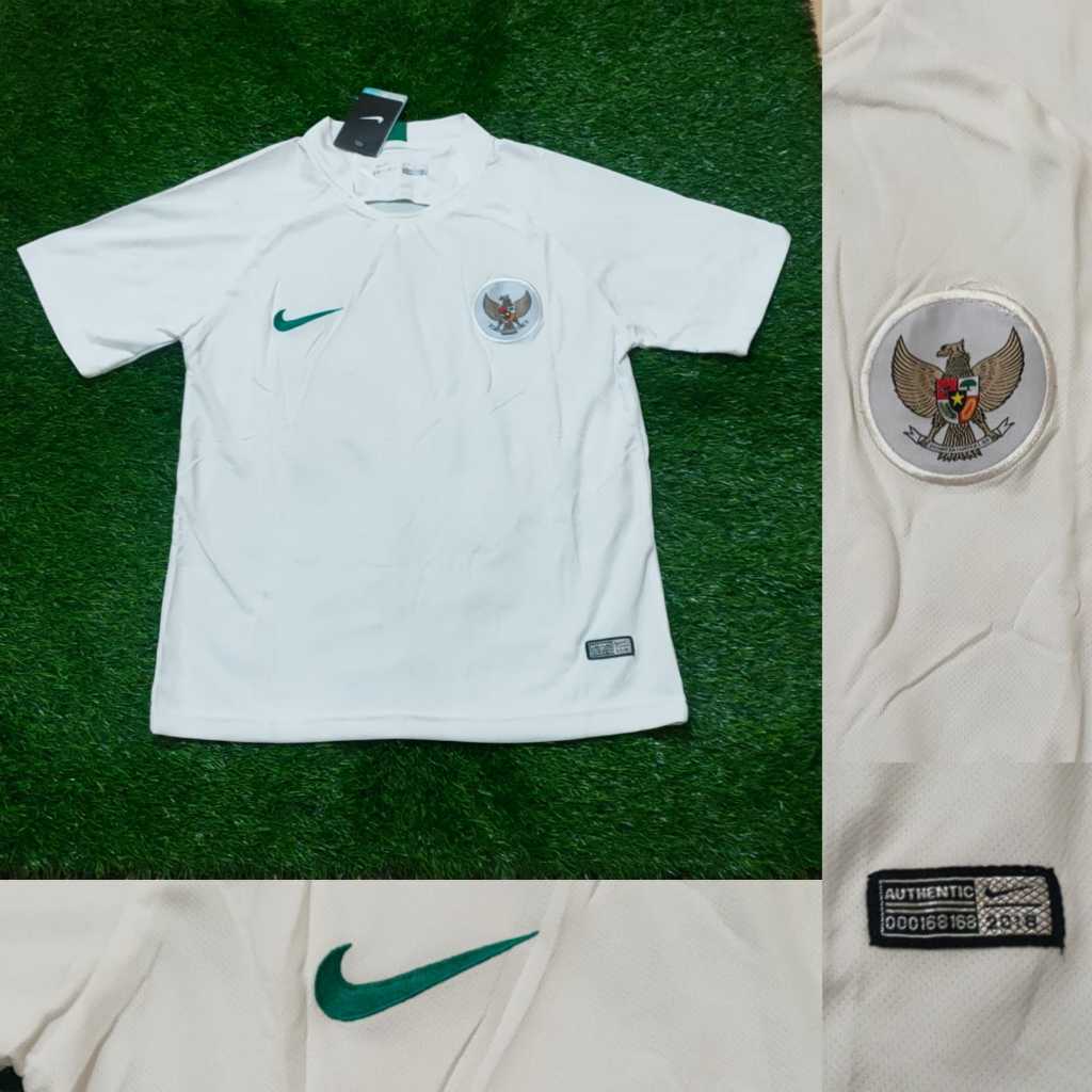 Jual JERSEY BAJU BOLA TIMNAS INDONESIA AWAY PUTIH 2018 IMPORT | Shopee ...