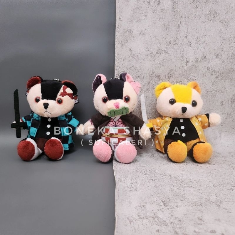 Jual [ Demon Slayer ] Bear Tanjiro kamado, nezuko kamado , zenitsu ...