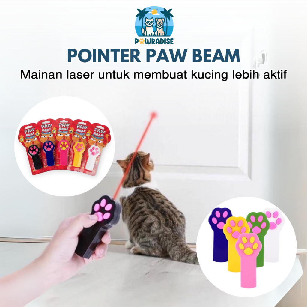Jual LASER POINTER PAW BEAM / MAINAN KUCING SENTER - Cat Toys - Mainan ...