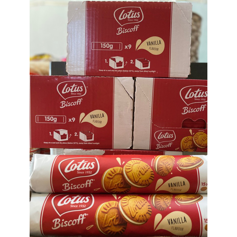 Jual Lotus biscoff biskuit cookies halal, Lotus biscoff cream 150 ...
