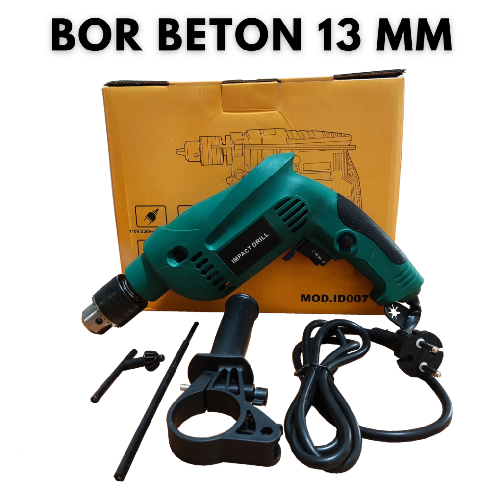 Jual Mesin Bor Listrik 13mm Bolak Balik Electric Drill Bor Beton Kayu Besi Tembok Bor Listrik ...