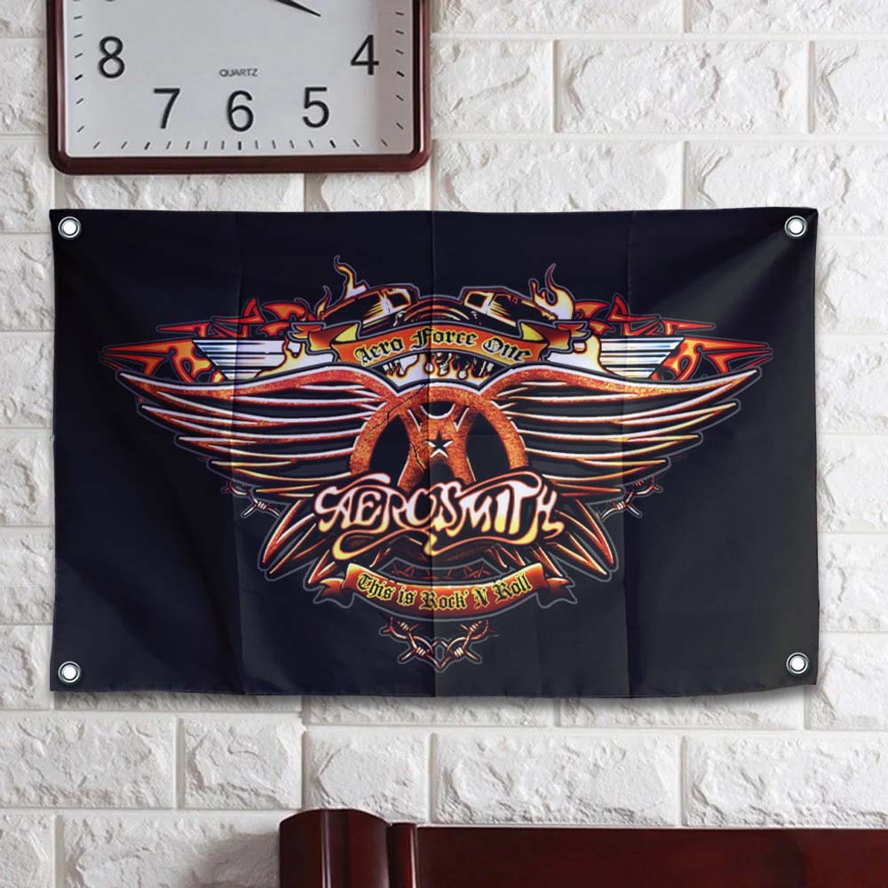Jual Poster Bendera Aerosmith Bendera Band Kain Tapestry Kamar ...
