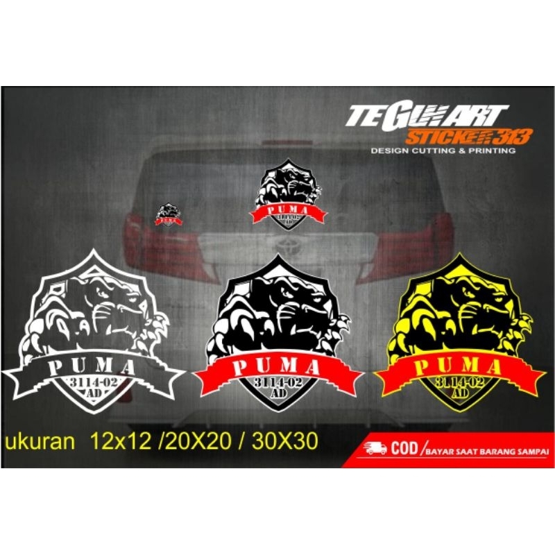 Jual STICKER CUTTING PUMA TNI AD | Shopee Indonesia