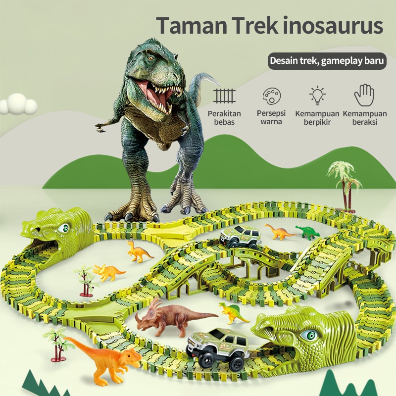 Jual Kereta Api Mainan /Kereta /Mainan penyambung trek dinosaurus/taman ...
