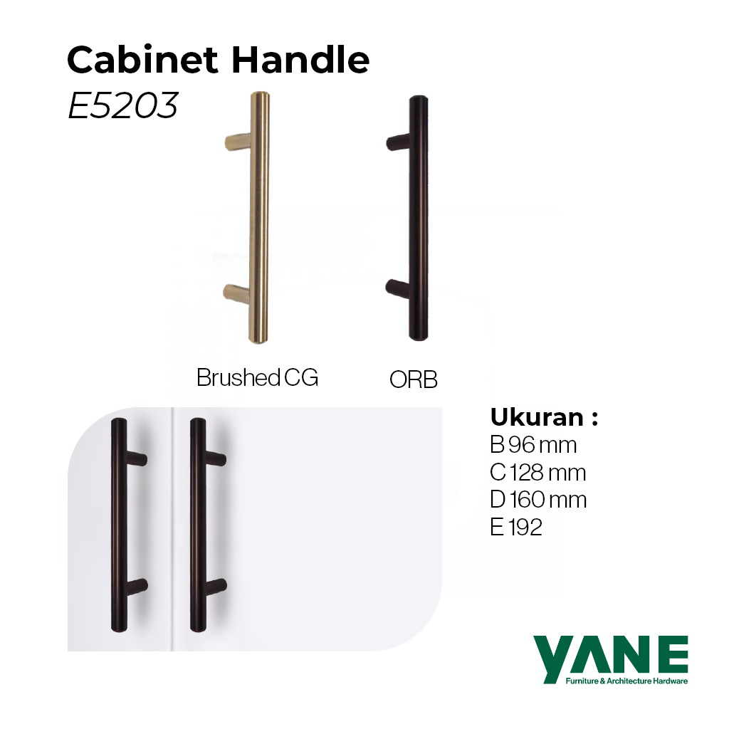 Jual Tarikan Kabinet Yane / Tarikan Laci / Handle Lemari / Gagang Pintu ...