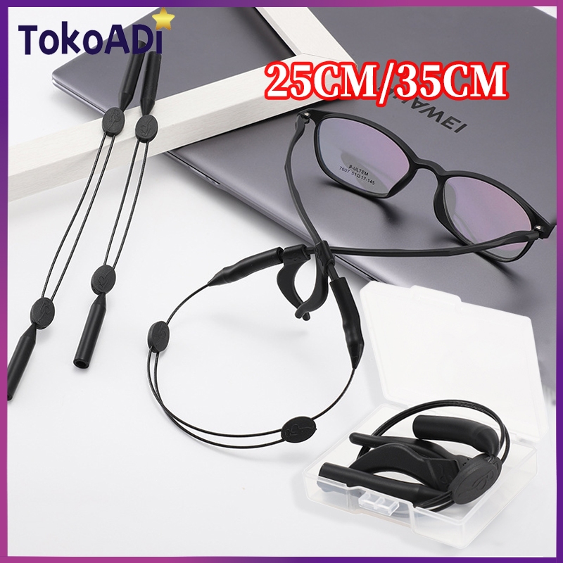 Jual 4pcs/Box Tali Kacamata Silicone Strap Adjustable Penahan Telinga ...