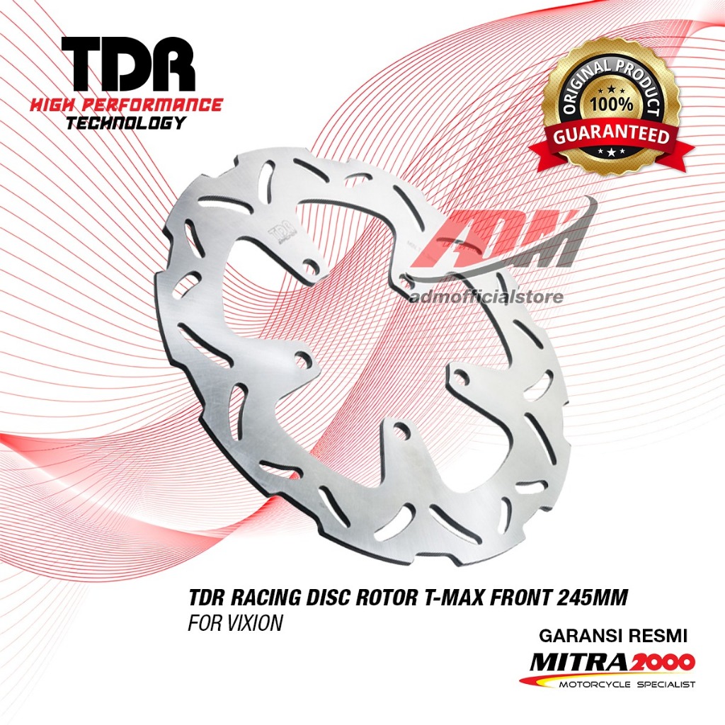 Jual Piringan Cakram TDR VIXION Disc Rotor T-MAX (Front & Rear ...