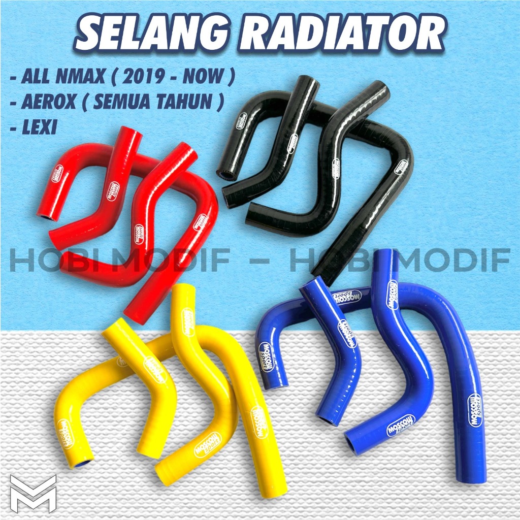 Jual SELANG RADIATOR MOSCOW YAMAHA NMAX 2019 - 2024 ALL AEROX LEXI ...