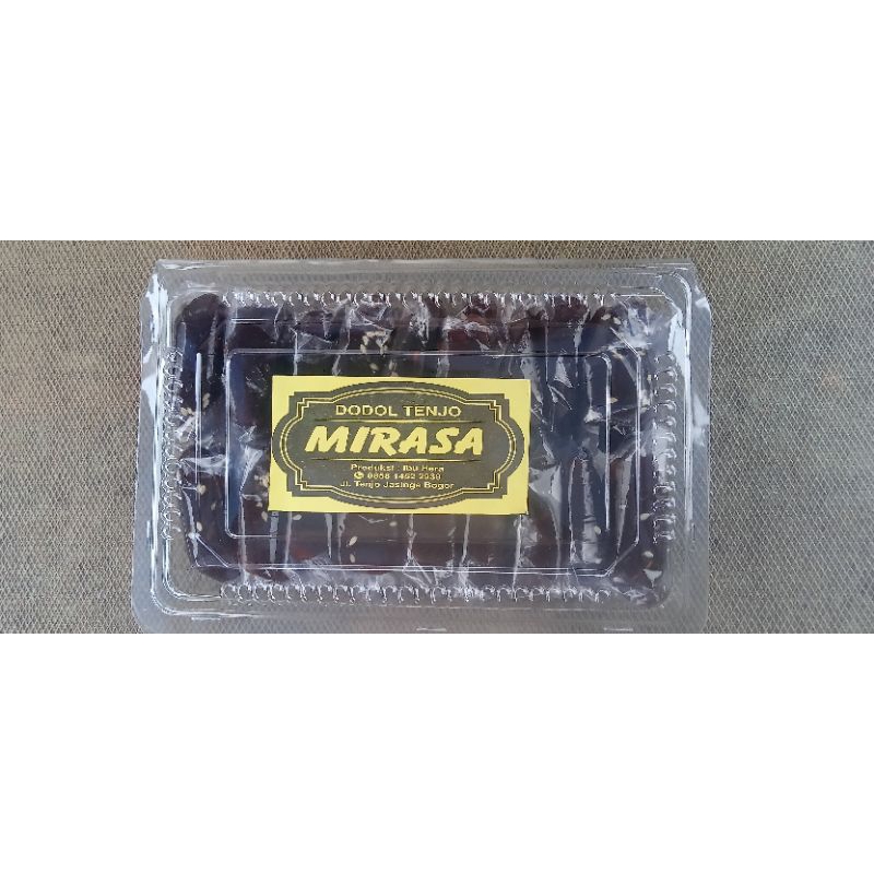 Jual Dodol Tenjo MIRASA 400gram (kemasan mika potongan) | Shopee Indonesia