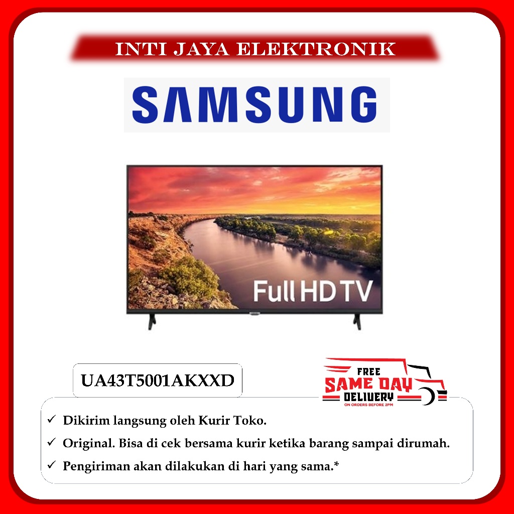 Jual TV SAMSUNG LED 43 INCH DIGITAL TV UA43T5003AKXXD 43INCH UA43T5003 UA43T T5003 UA43 | Shopee ...