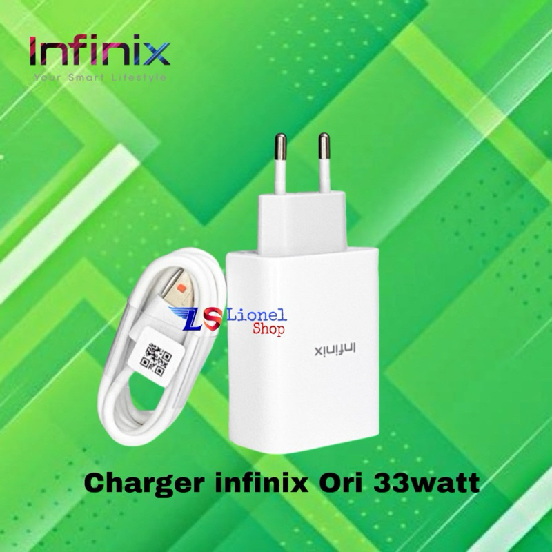 Jual Charger Infinix Original 33W Type C Fast Charging | Shopee Indonesia