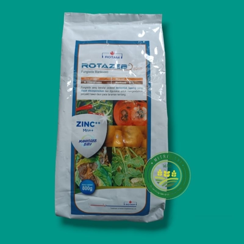 Jual FUNGISIDA ROTAZEB 80 WP KEMASAN 800 GRAM | Shopee Indonesia