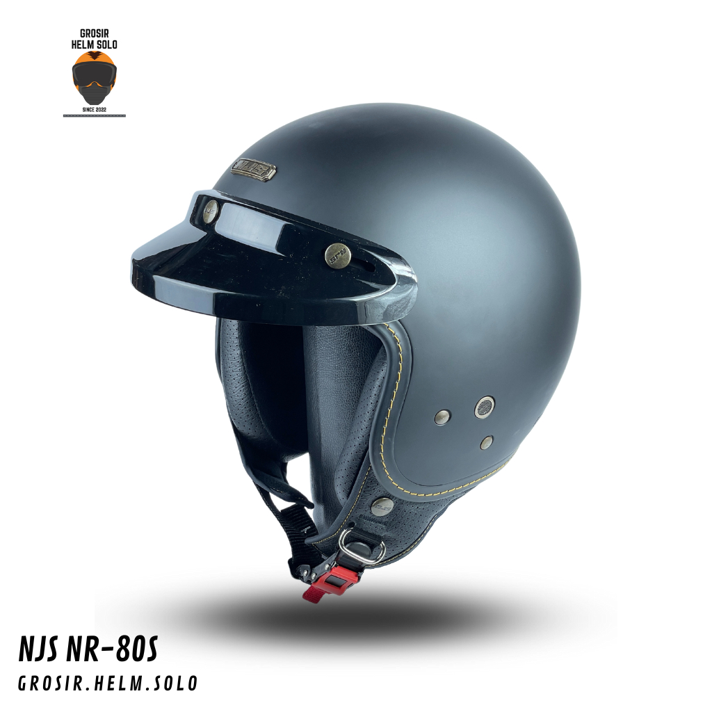 Jual HELM BOGO DEWASA RETRO MERK NJS NR-80S ORIGINAL FREE PET TERBARU ...