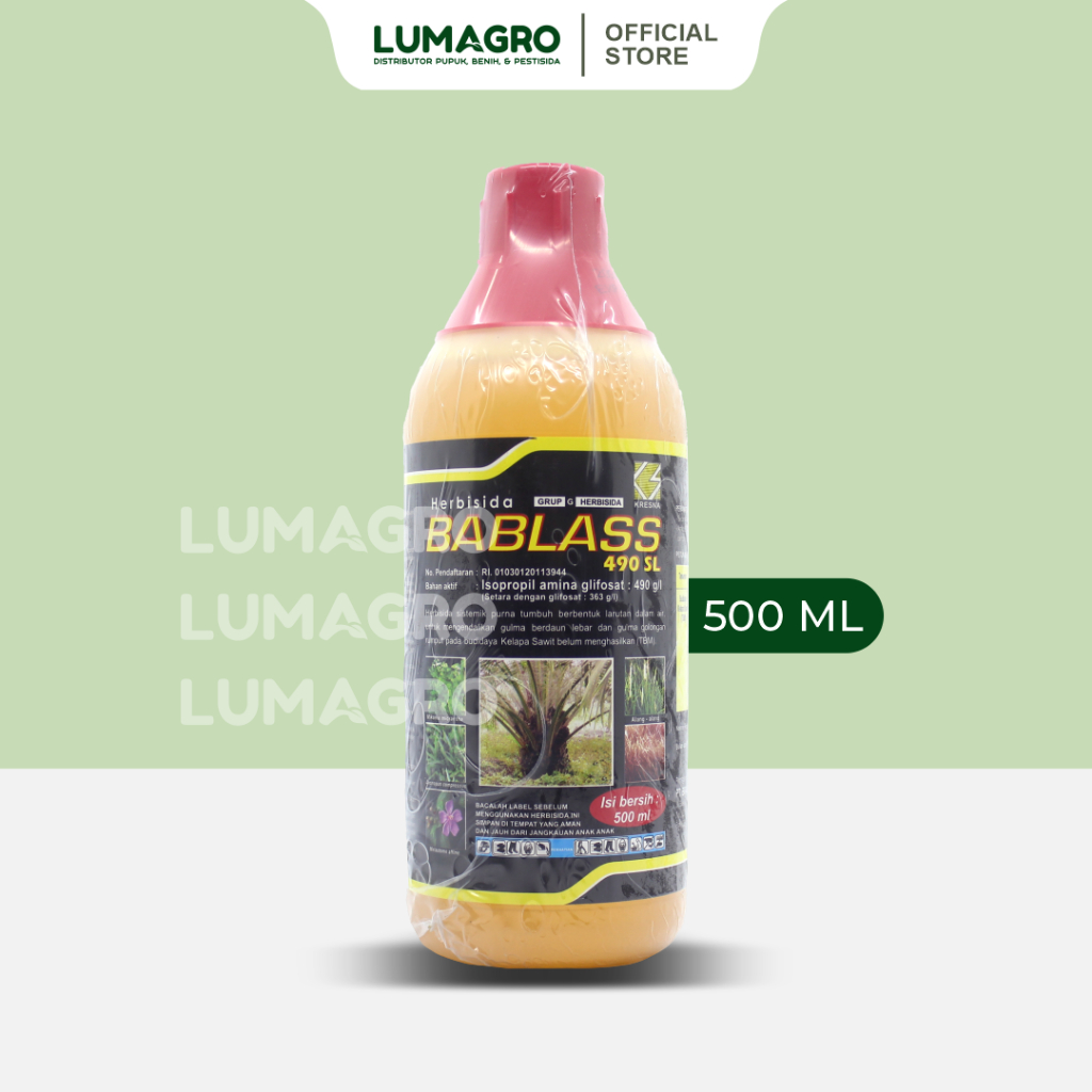 Jual Herbisida Bablass 490SL 500ml IPA Glifosat Pengendali Gulma ...