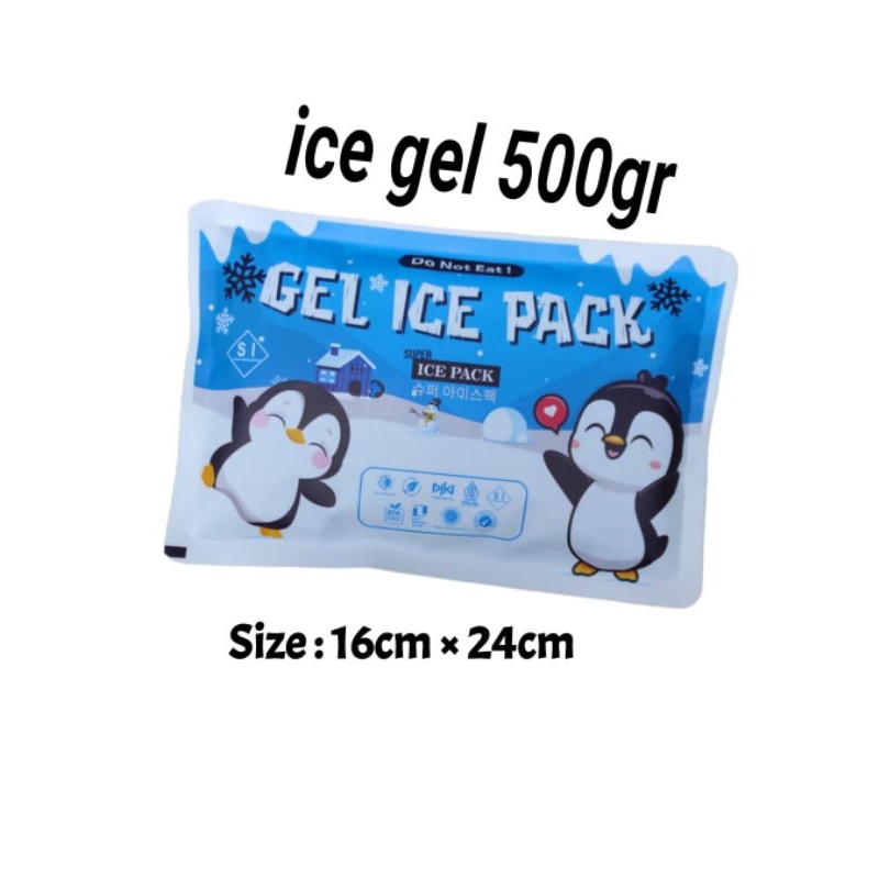 Jual Ice Gel Besar 500GR Ice Pack Jumbo 16x24cm Pendingin Tas ASI P ...