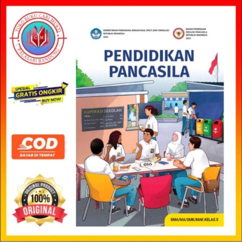 Jual BUKU PENDIDIKAN PANCASILA UNTUK SMA/MA/SMK/MAK KELAS 10 KURIKULUM MERDEKA KEMENDIKBUD ...