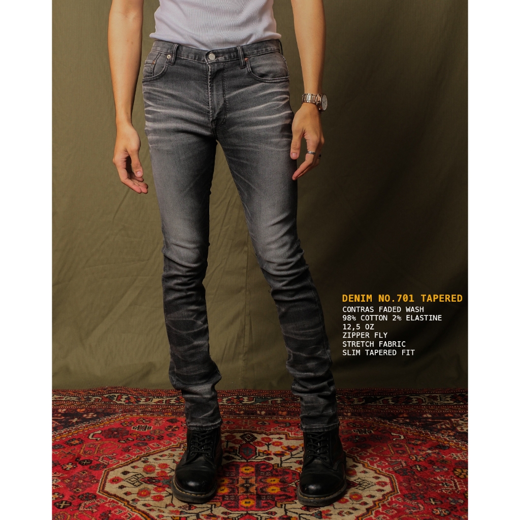 Jual Bespoke Project - Celana Jeans pria style 701 | Shopee Indonesia