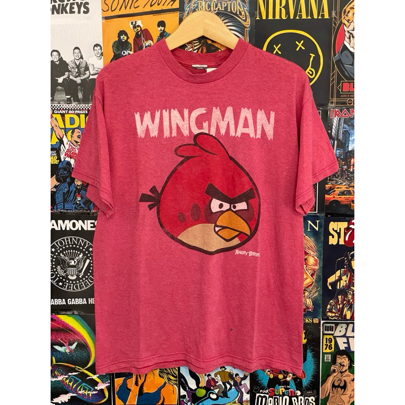 Jual ANGRY BIRDS WINGMAN Men's Red Short Sleeve | Shopee Indonesia