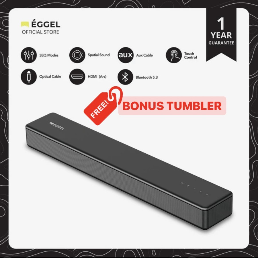 Jual Eggel Stage Sound Bar Speaker Bluetooth Built in Woofer 3EQ ...