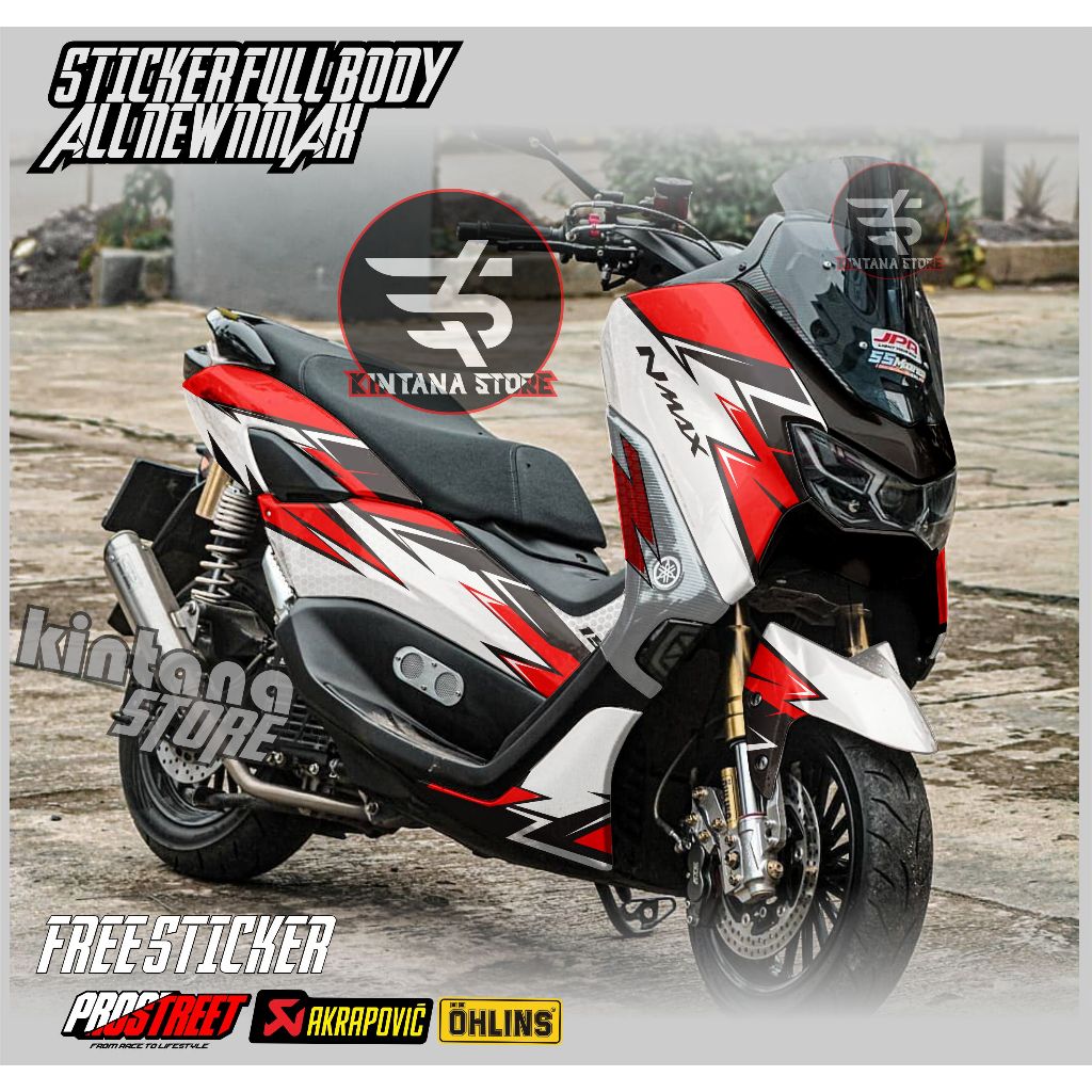 Jual decal nmax new full body stiker variasi motor yamaha nmax new ...