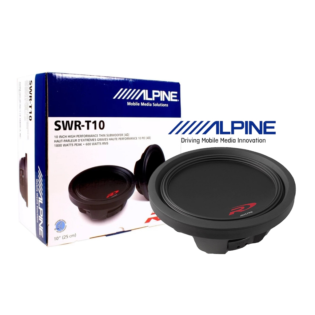Jual Alpine SWR-T10 Subwoofer Slim 10 inch Type R Series | Shopee Indonesia