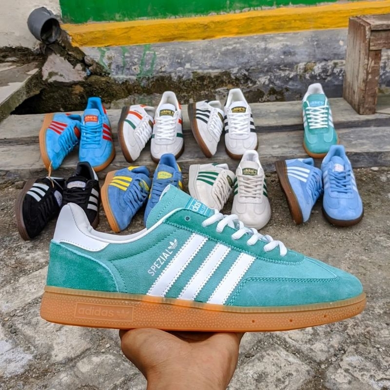 Jual SNICKERS ADIDAS SPEZIAL COLLECT GREEN TOSCA | Shopee Indonesia