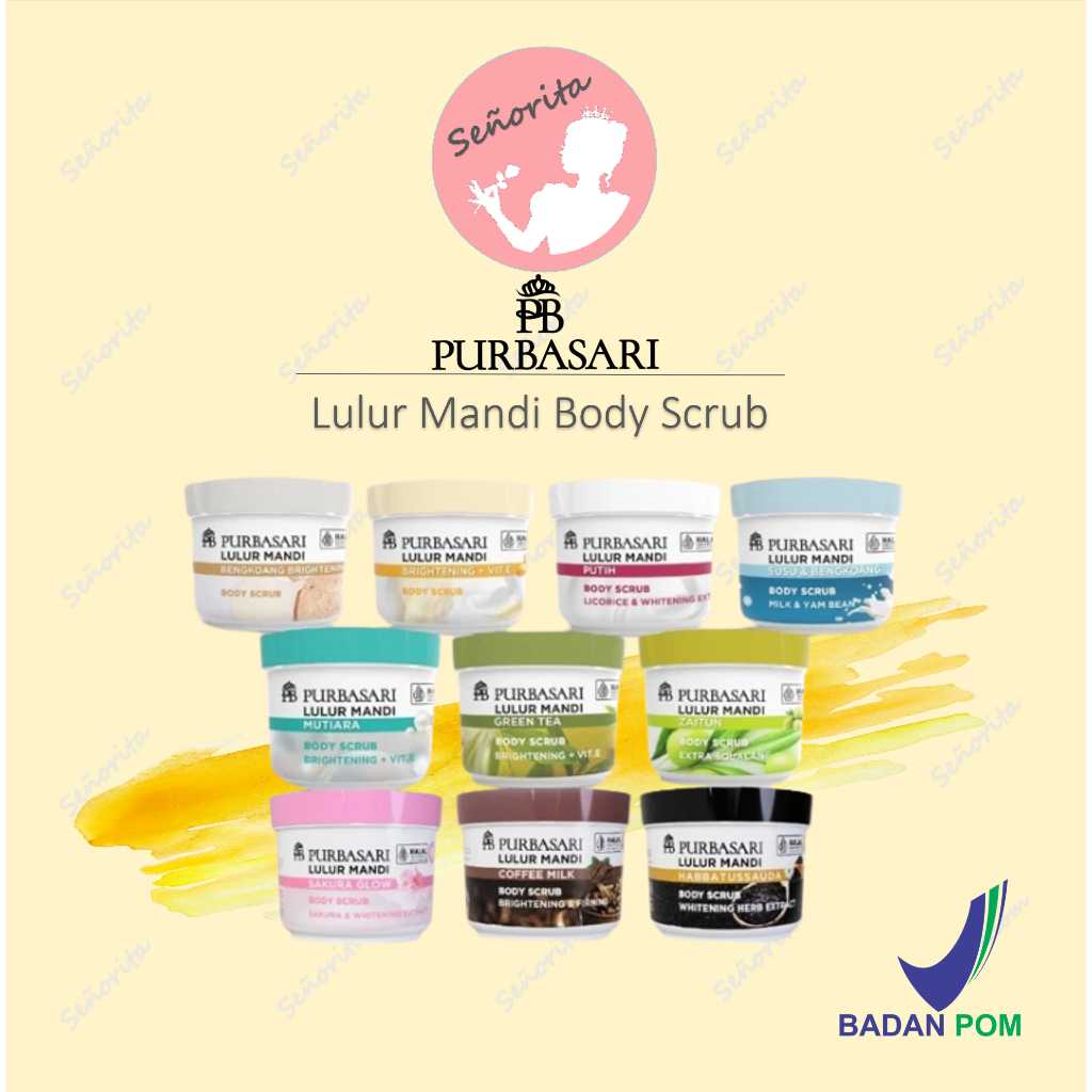 Jual PURBASARI Lulur Mandi 200gr | Body Scrub | Shopee Indonesia