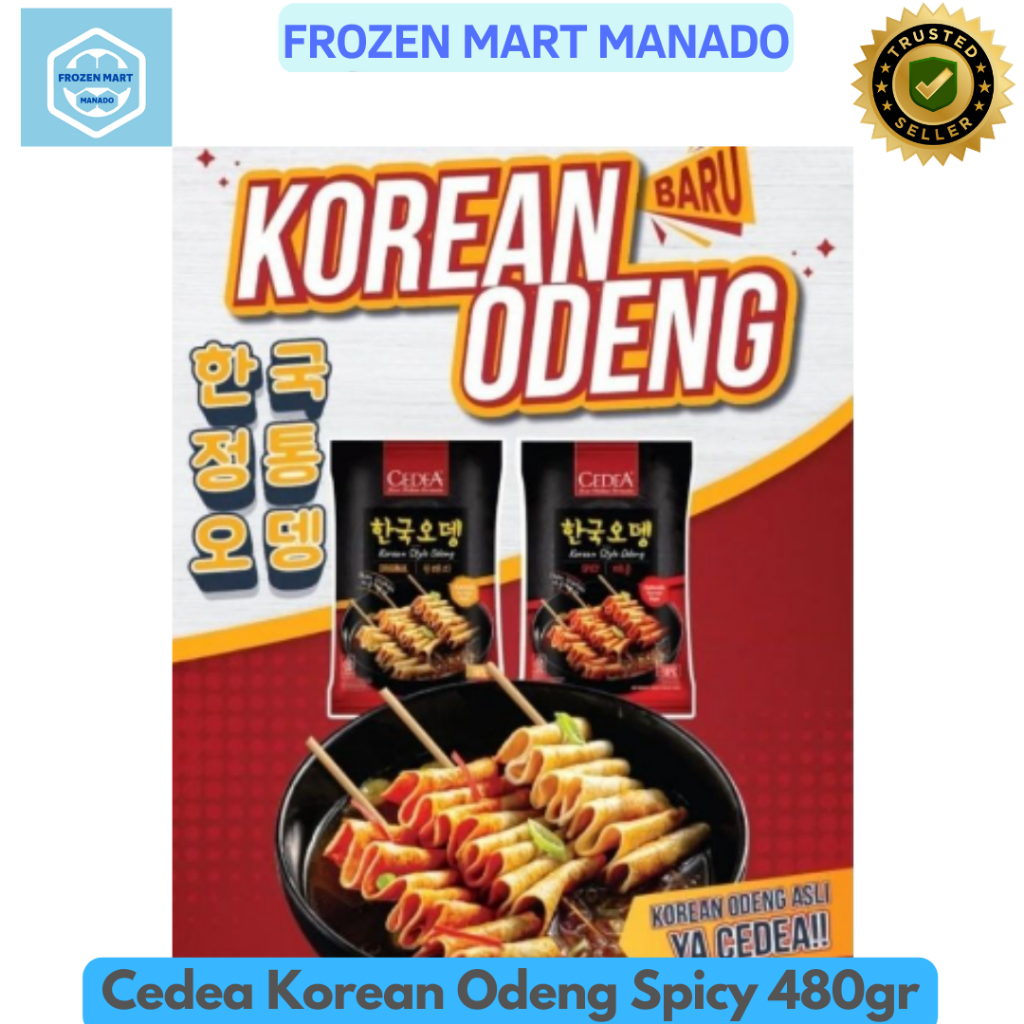 Jual Cedea Korean Odeng Spicy 480gr - Frozen Mart Manado (Frozen Food ...