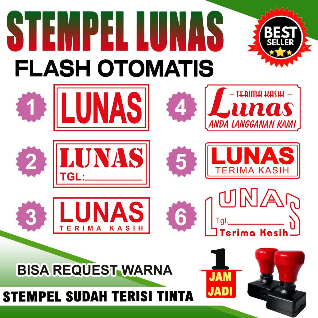 Jual Stempel Lunas Original Berkualitas | Shopee Indonesia