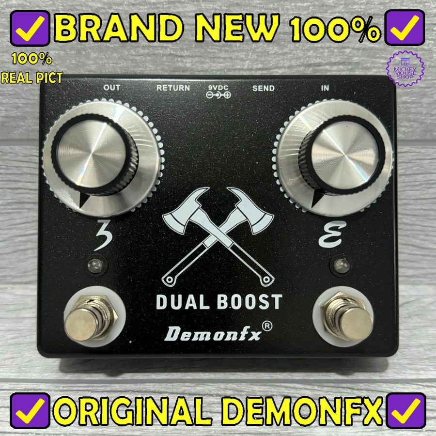 Jual Efek Gitar DemonFX Dual Boost 33 EP Booster Clean Tone FX Loop ...