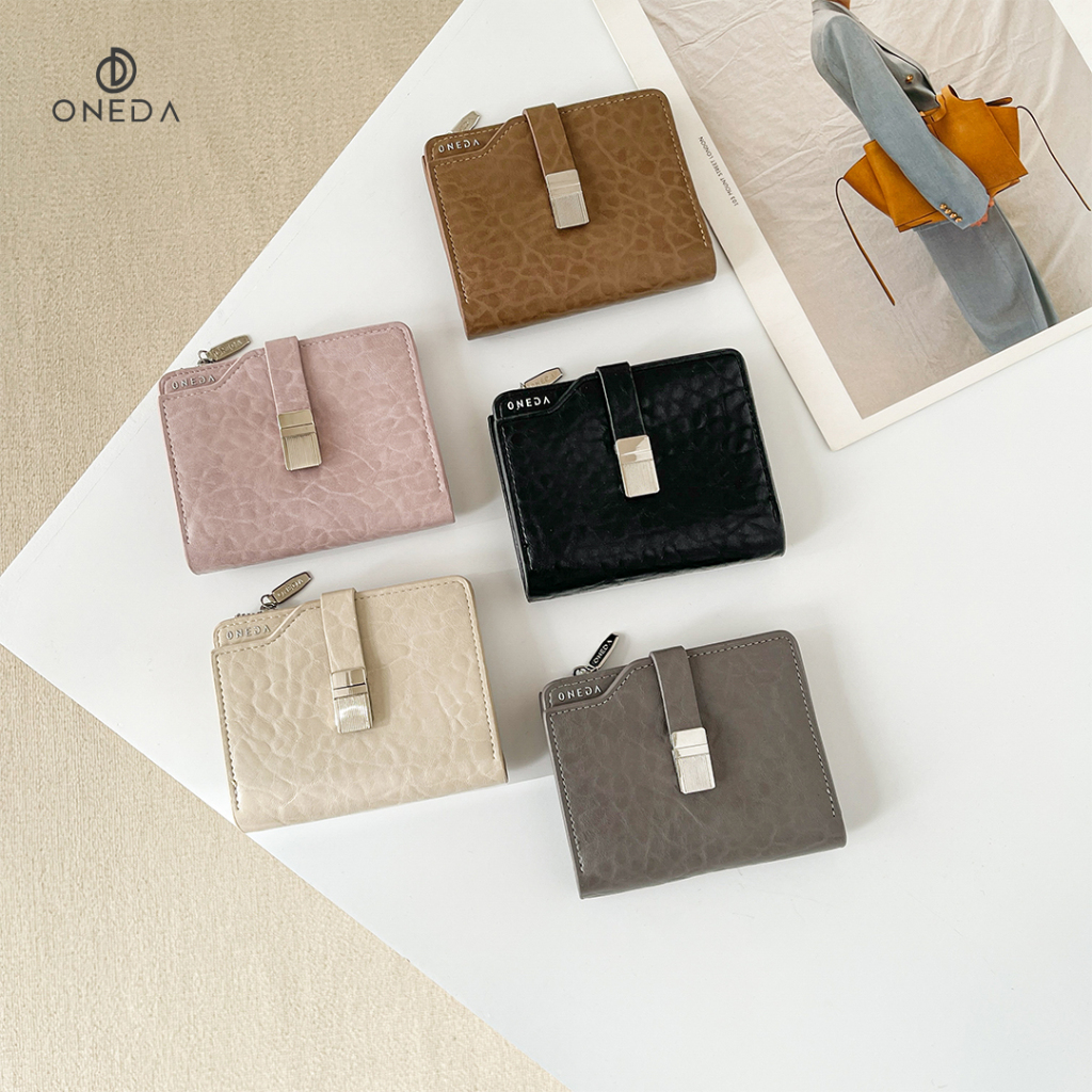 Jual Oneda Elvira Dompet Kartu Lipat Cash Coin Wanita #W3002 | Shopee ...