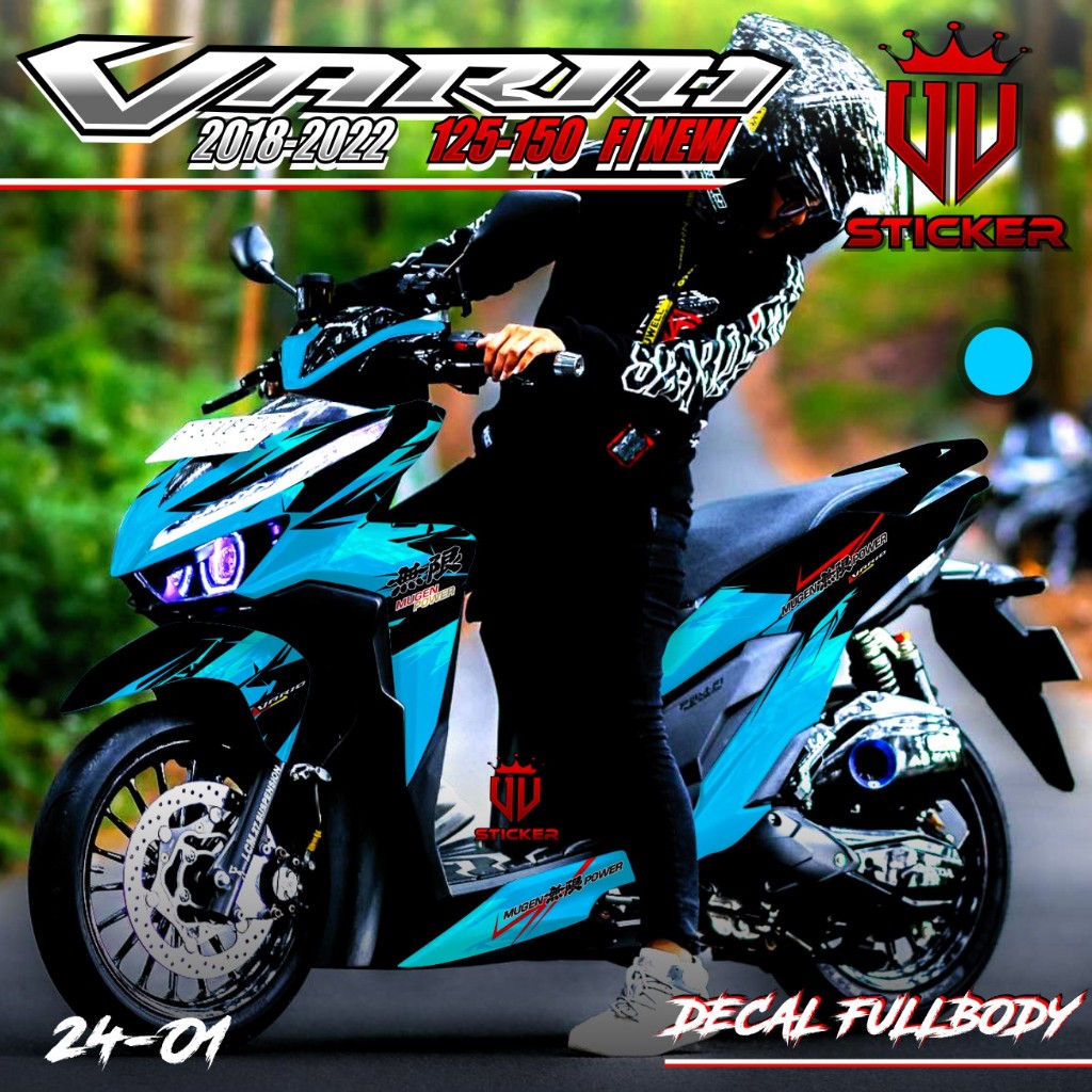 Jual (COD) TERBARU Decal Sticker Honda Vario New 125 150 Full body ...