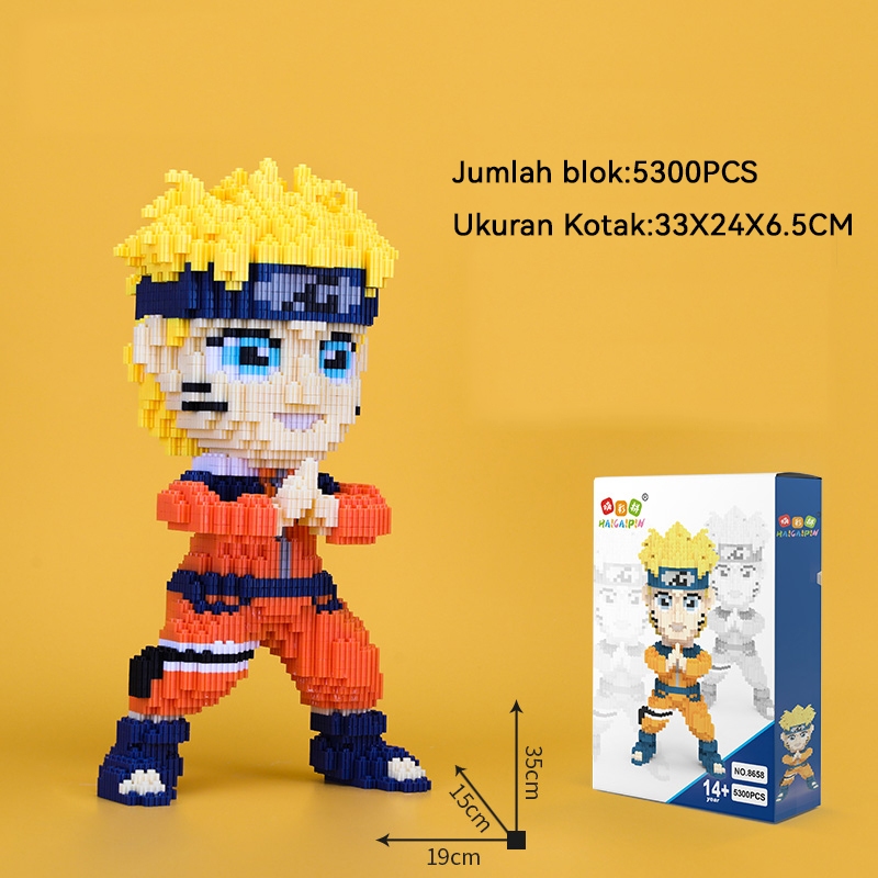 Jual LOZTOYS Nano Block Naruto Series Mainan Balok Susun DIY Bricks ...
