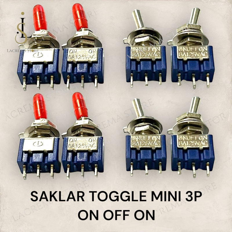 Jual SAKLAR TOGGLE 3PIN - SKAKEL 3PIN - 3 KAKI KECIL ON - OFF - ON ...