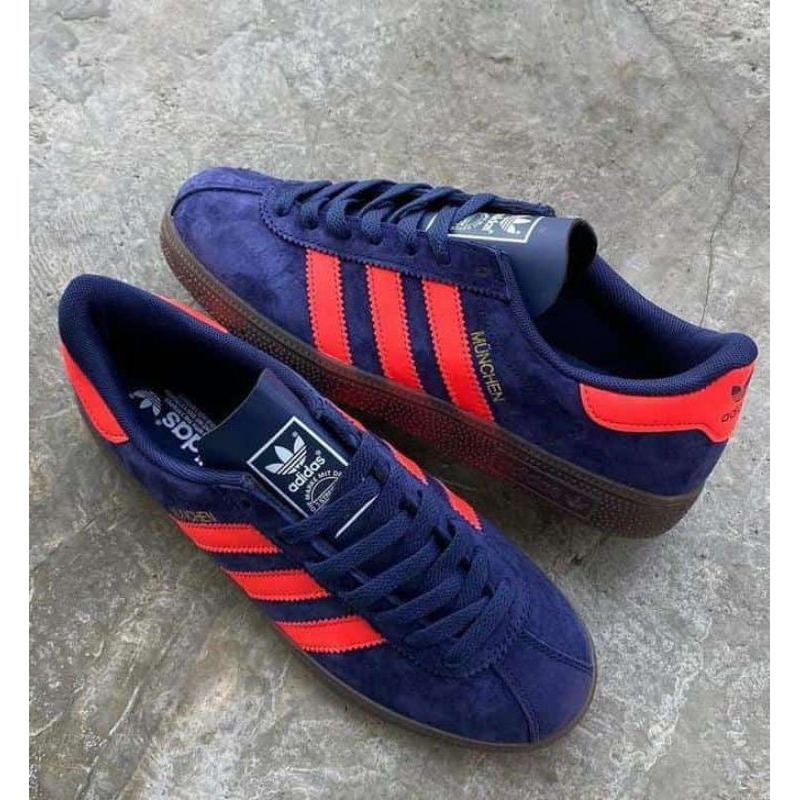 Jual SNICKERS ADIDAS MUNCHEN DUBLIN NAVY CITY SERIES | Shopee Indonesia