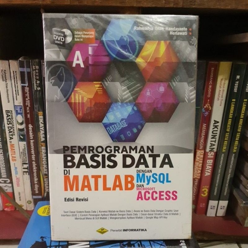 Jual ORIGINAL PEMOGRAMAN BASIS DATA DI MATLAB DENGAN MSQL DAN MICROSOFT ACCESS | Shopee Indonesia