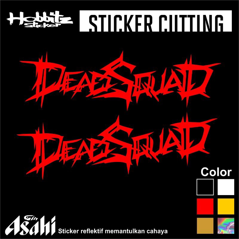 Jual STICKER DEAD SQUAD STIKER CUTTING | Shopee Indonesia