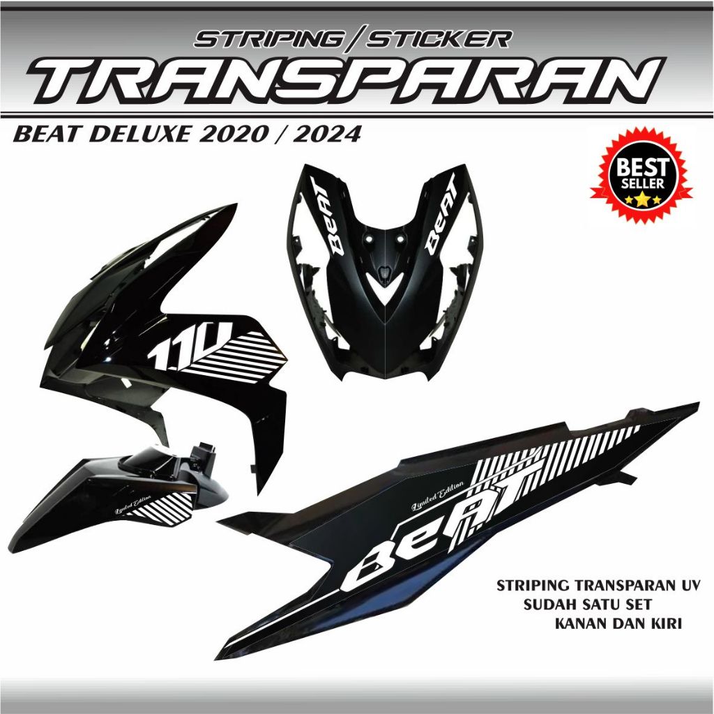 Jual STRIPING STIKER TRANSPARAN BEAT DELUXE ISS CBS NEW 2020 2024 ...