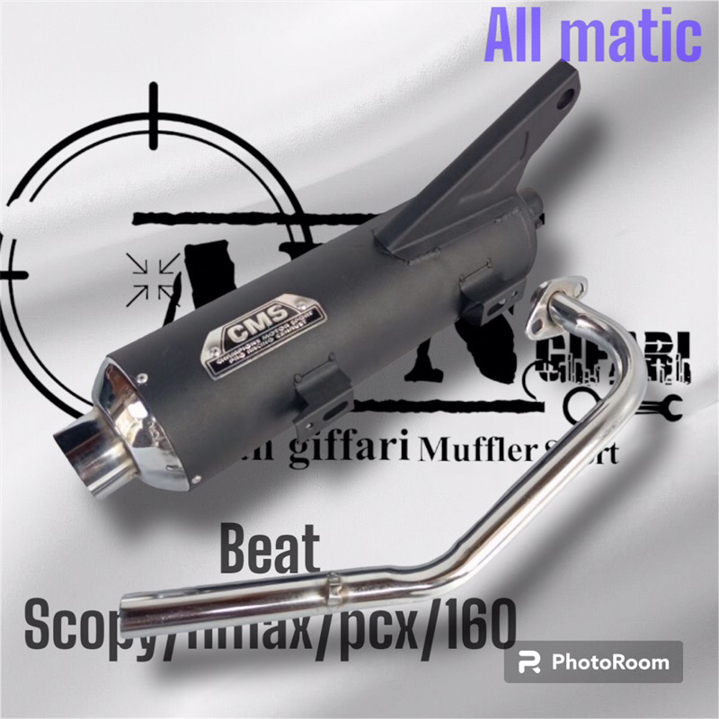Jual knalpot all matic cms knalpot scopy vario 160-150-125 beat deluxe ...