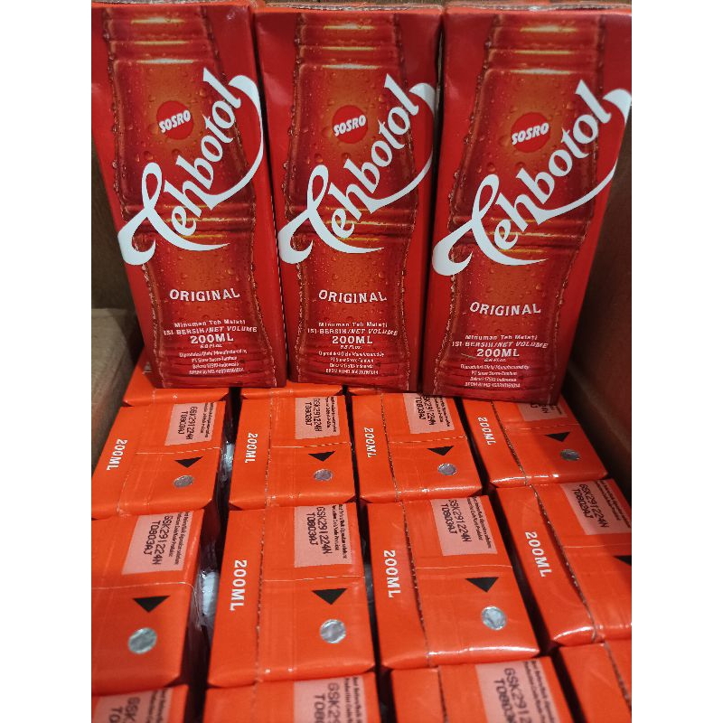 Jual Teh botol sosro 200ml 1 dus | Shopee Indonesia