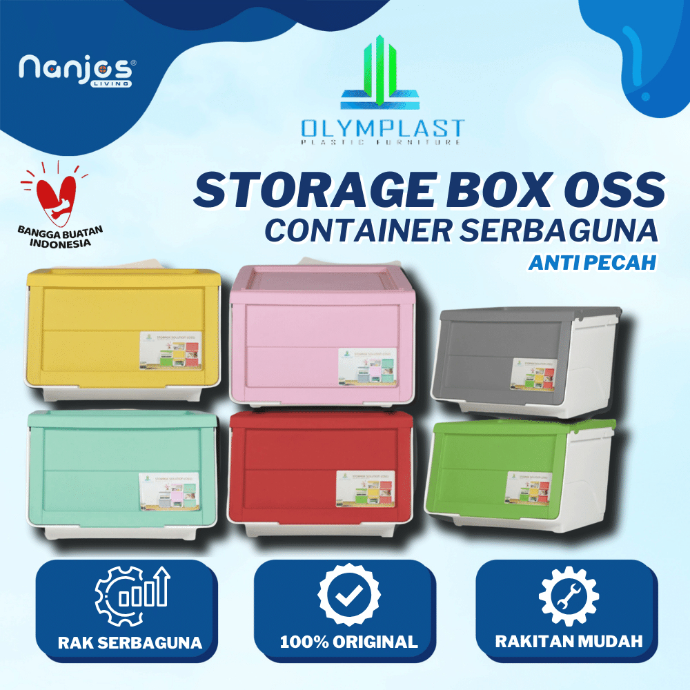 Jual [FREE ONGKIR & BISA COD] Olymplast - Rak / Box / Kotak Plastik ...