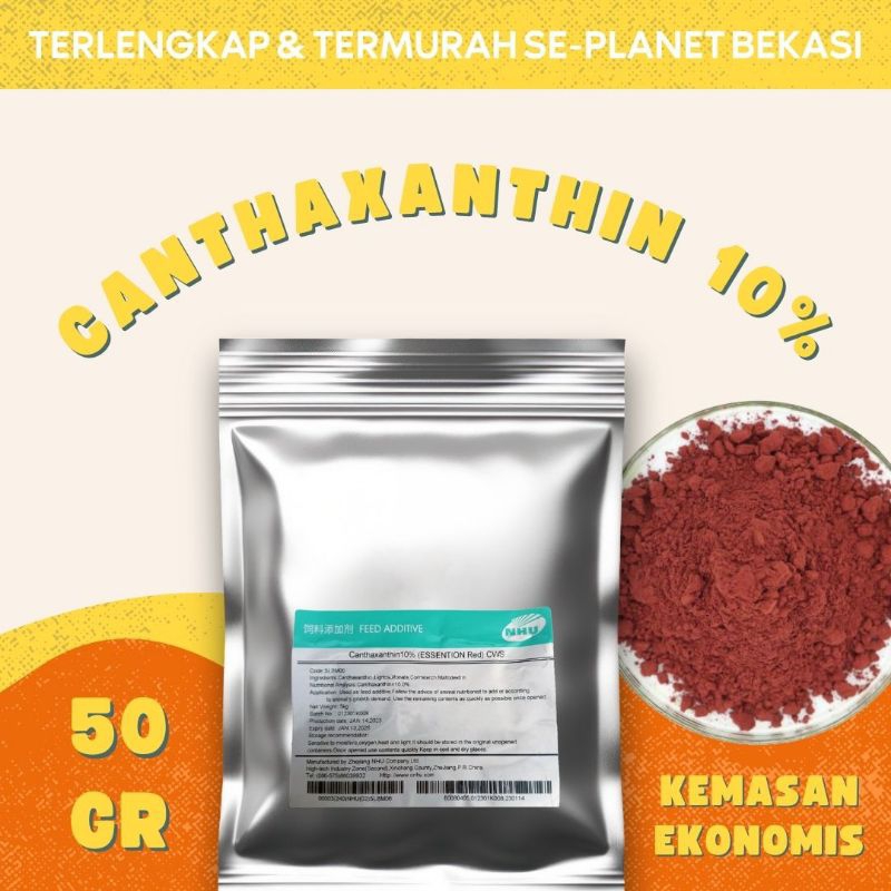 Jual (50 Gr & 100 Gr) CANTHAXANTHIN 10% / CANTHAXANTHIN RED / PEMERAH ...