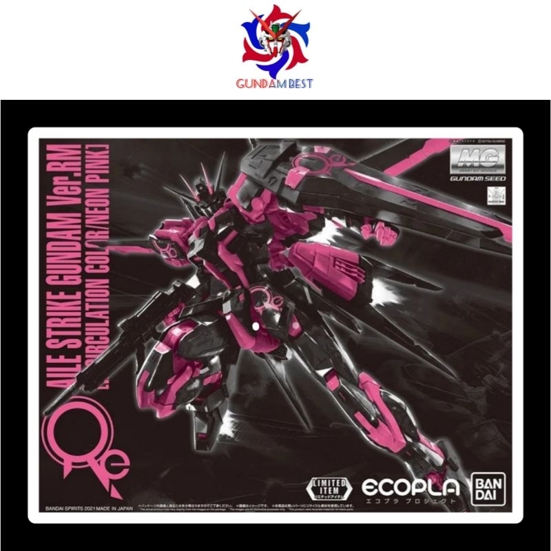 Jual MG 1/100 Aile Strike Gundam Ver.RM (Recirculation Color-Neon Pink ...