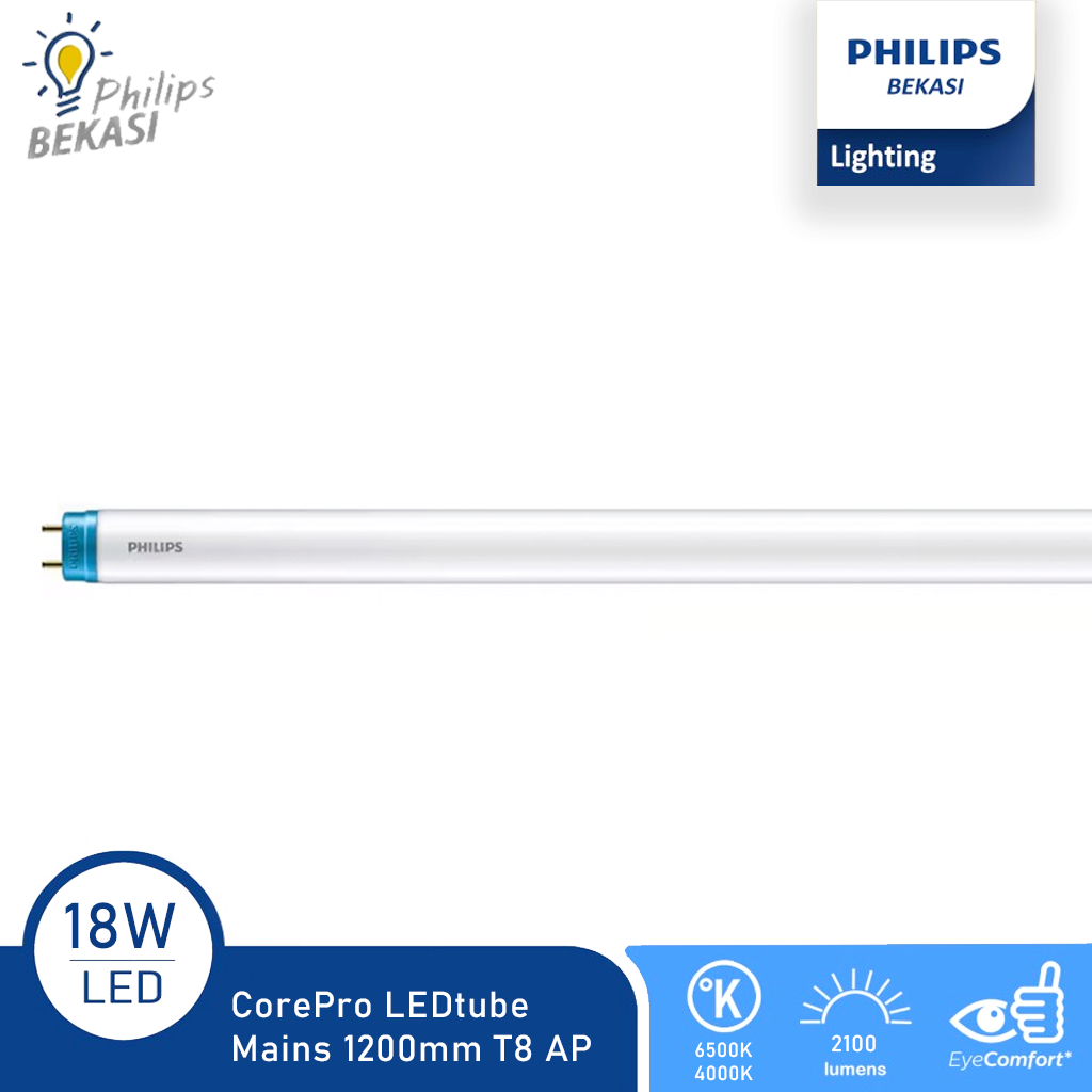 Jual Lampu Philips TL Ledtube Corepro 18W T8 2100LM 1200MM | Shopee Indonesia