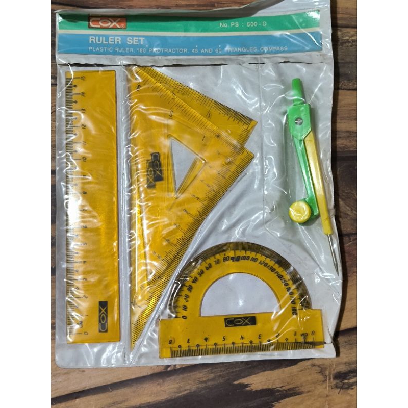 Jual Penggaris set/Ruler set isi 5 item | Shopee Indonesia