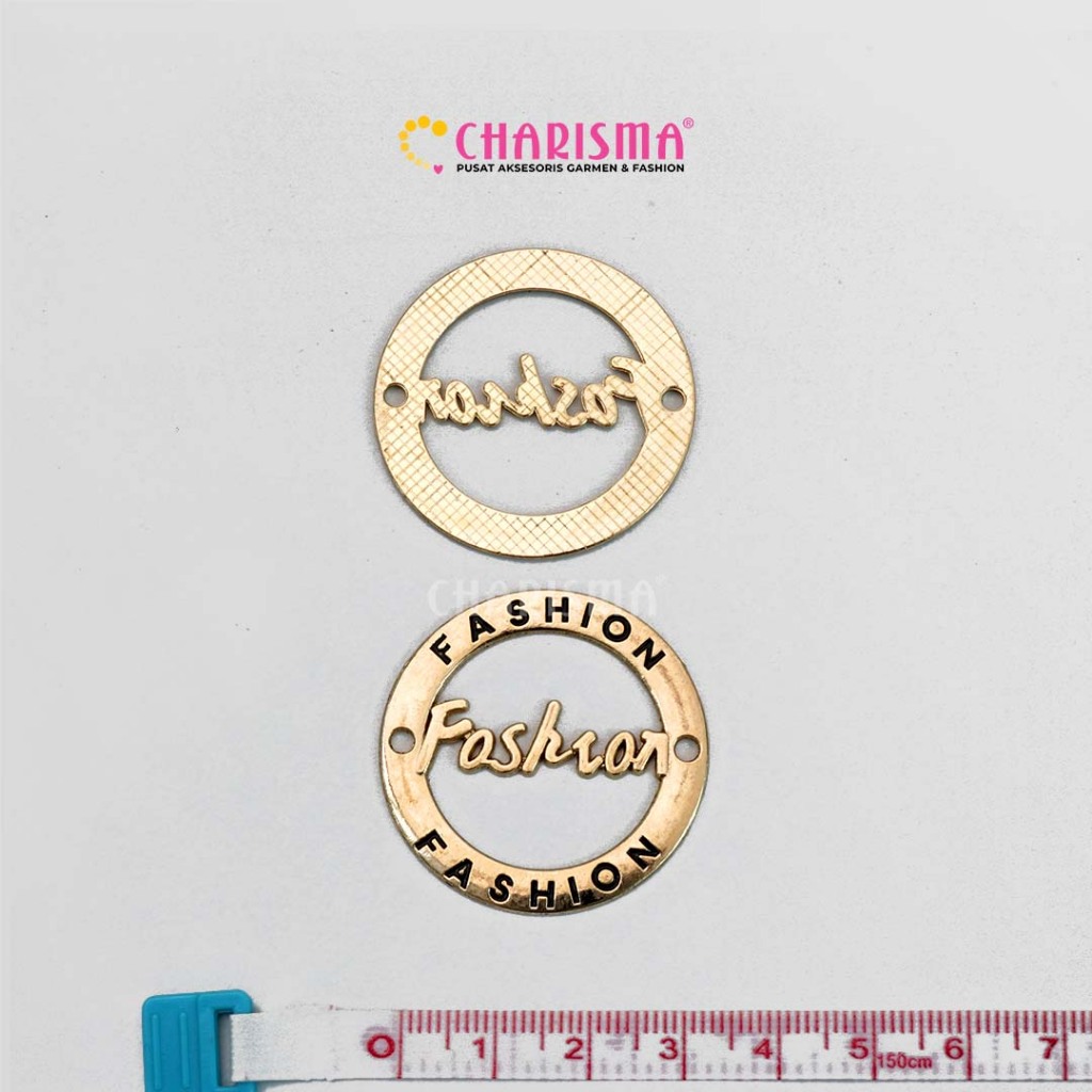 Jual Charisma Label Plat Besi Motif Fashion - Label Tag Besi / Plat ...