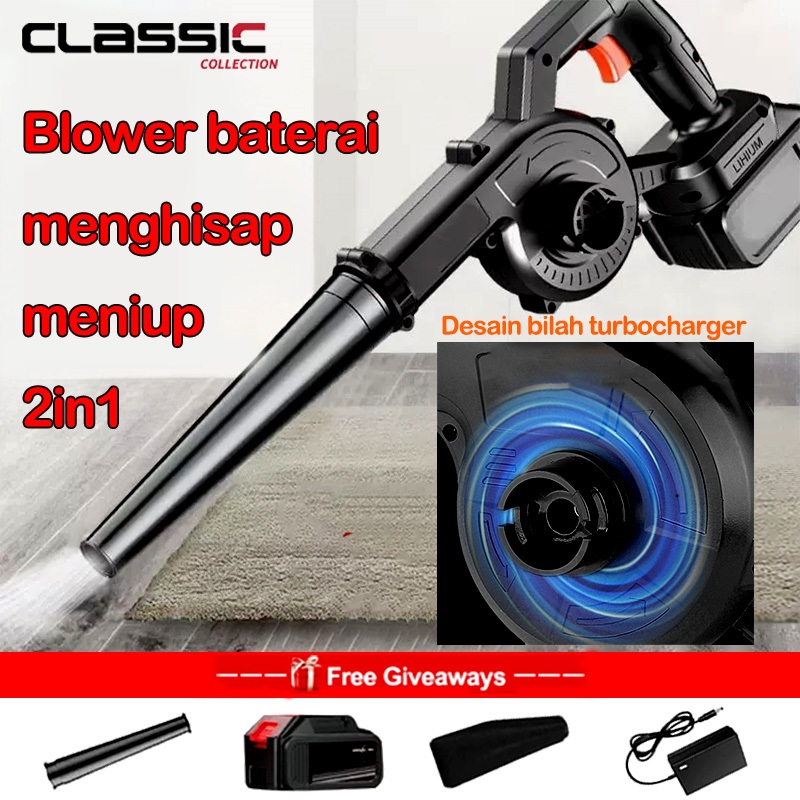 Jual 【COD】Mesin Blower Angin Portable Hand Blower Cordless Peniup Debu ...