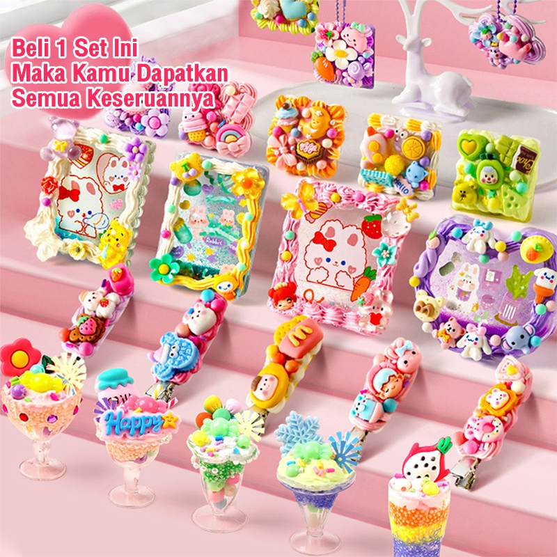 Jual Tatajoy Mewah DIY Guka Set DIY Gantungan Kunci DIY Keychain Guka ...