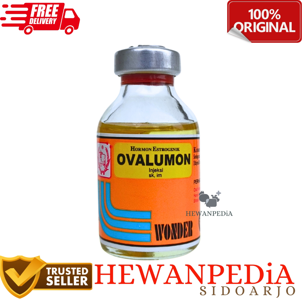 Jual OVALUMON 20 ml ORIGINAL WONDER - Hormon Hewan Betina Sapi Kambing ...