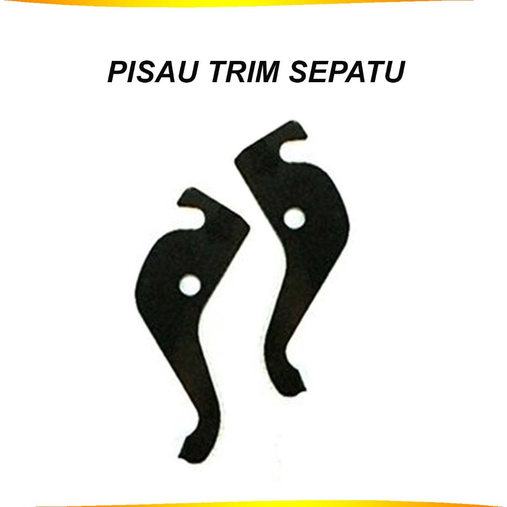 Jual Triming Pisau Kuda/Pisau Trim Bentuk Kuda Untuk Sepatu (Hitam ...